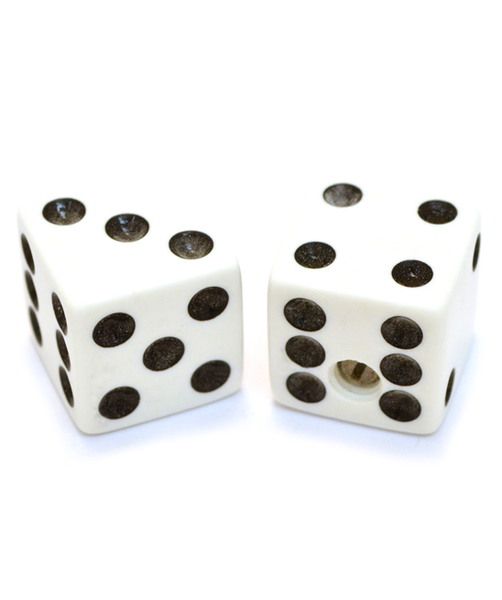 All-Parts White Dice Knobs with Set Screws (2 Pack) – Reid Music Limited