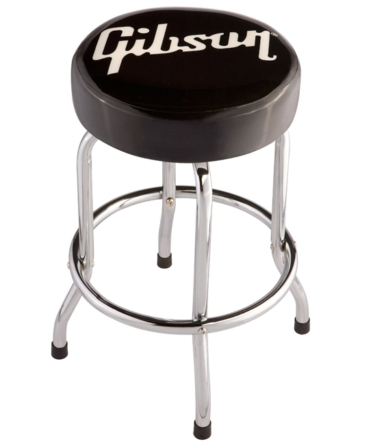 Gibson 24" Padded Bar Stool with Logo – Reid Music Limited