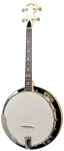 Gold Tone Cripple Creek 4-String Irish Tenor Banjo with Resonator, Nat ...