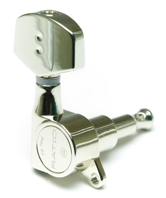 Graph Tech Ratio Tuned Acoustic 3+3 Contemporary Chrome Offset Machine ...