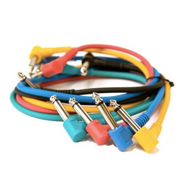 Leem CPML-1 Multi-Coloured Patch Cables, Set of 6 – Reid Music Limited