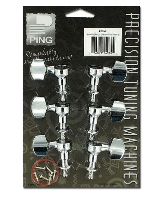 Ping Standard 3x3 Individual Chrome Tuning Machines – Reid Music Limited